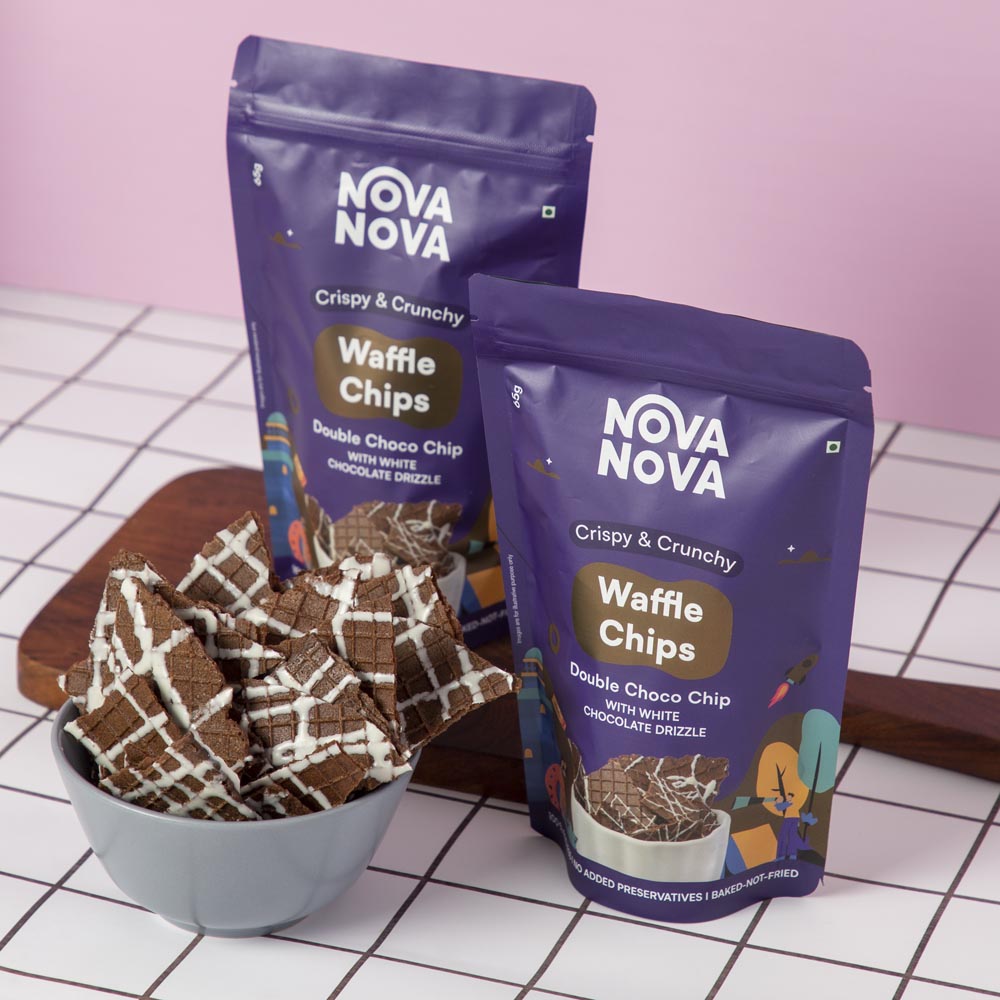 Waffle Chips - Double Choco Chip – Nova Nova