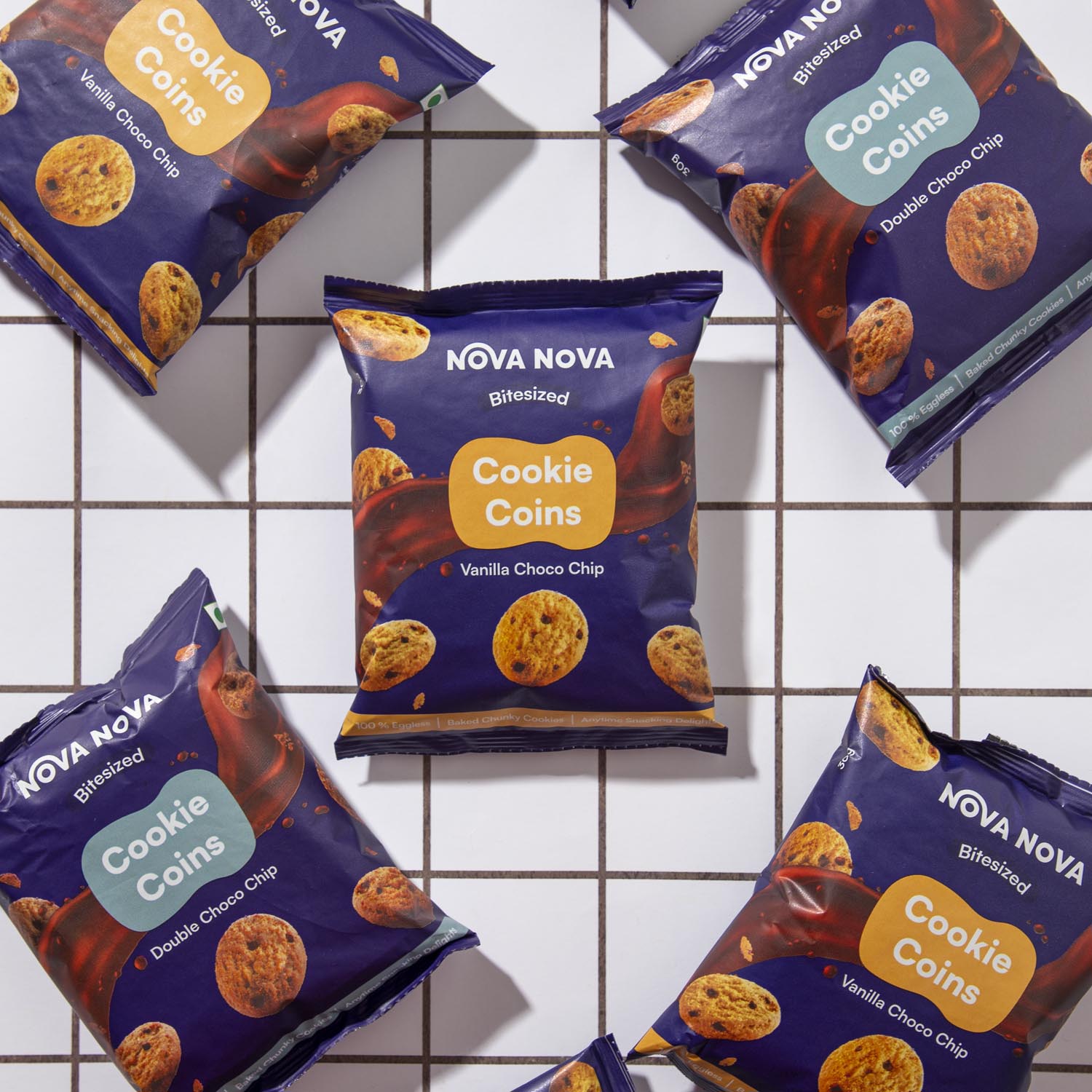 Cookie Coins - Assorted Vanilla & Double Choco Chip Cookies – Nova Nova