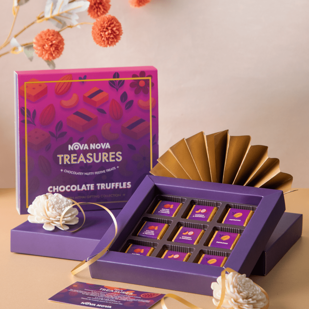 Treasures - Chocolate Truffles - Gift Box of 9 – Nova Nova